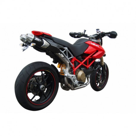 Echappements 2 sorties inox - carbone omologue Zard - ZARD / ECHAPPEMENTS / ECHAPPEMENTS DUCATI