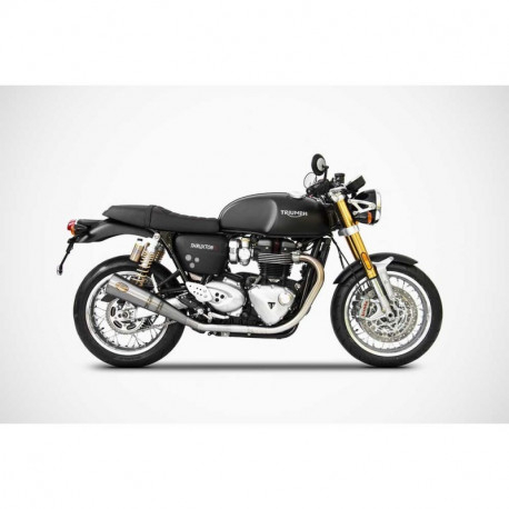Double échappements coniques version racing thruxton 1200 Zard - ZARD / ECHAPPEMENTS ...