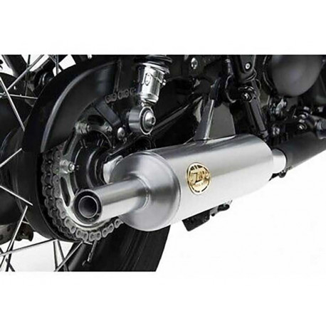 Double échappements vintage position basse version bonneville t120 Zard - Options : poli ...